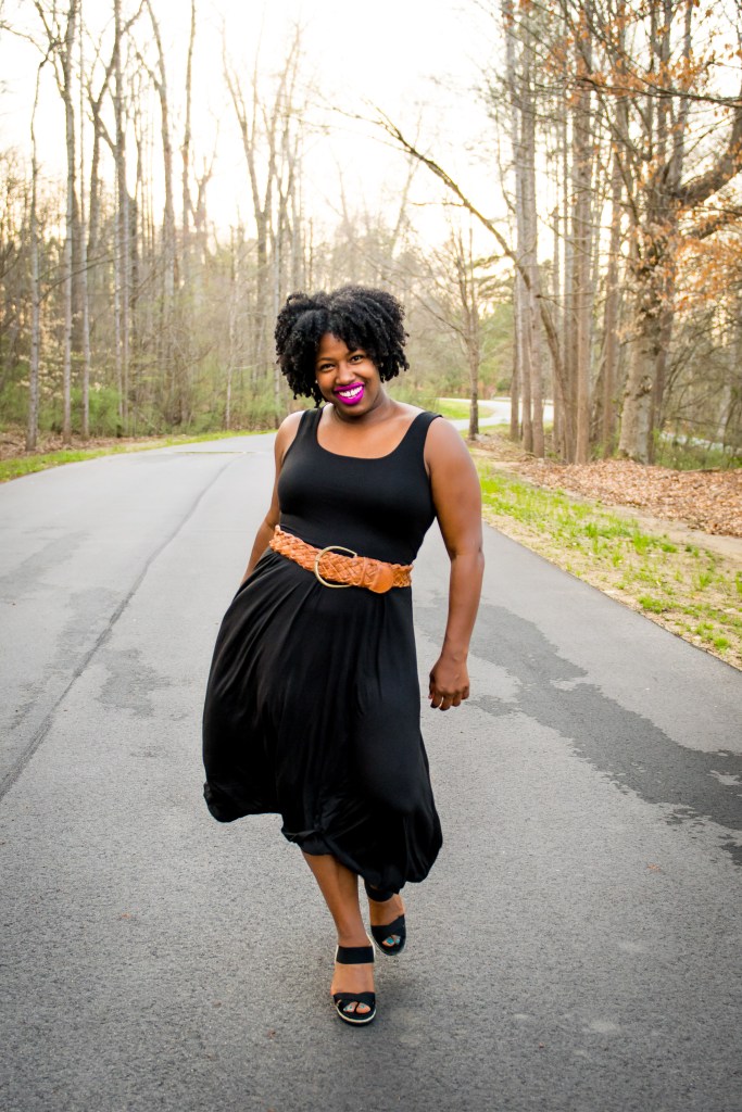 8 WAYS TO WEAR A BLACK MAXI DRESS | Coils Curls & Coffee