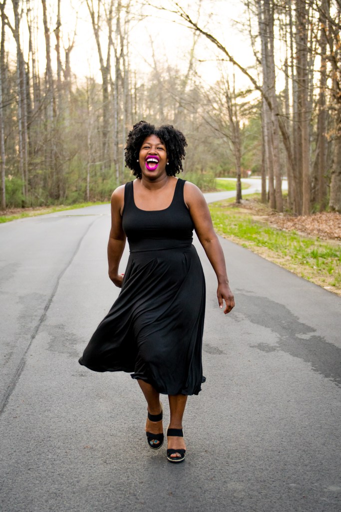 8 WAYS TO WEAR A BLACK MAXI DRESS | Coils Curls & Coffee